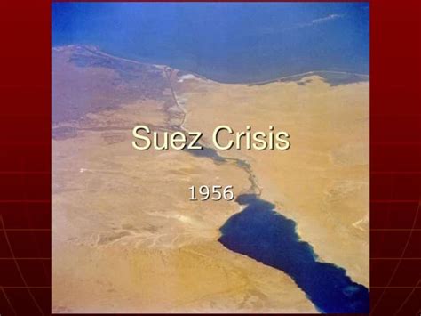 Suez Crisis Pptx