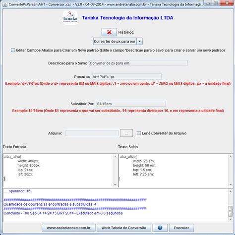 Convertepxparaemaht Programa Que Converte Arquivos De Estilo Css Ou