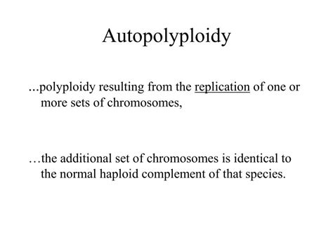 Ppt Polyploidy Powerpoint Presentation Free Download Id 244834
