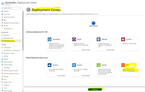 How To Get Azure Ftp Username And Password In Azure App Services