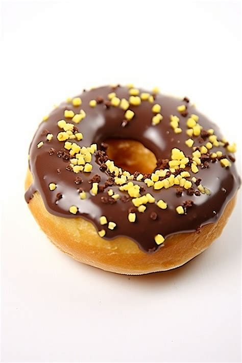 Chocolate Donut With Sprinkles Chocolate Donut Chocolate Donuts Png