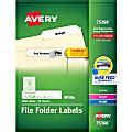Avery TrueBlock File Folder Labels With Sure Feed Technology 75366