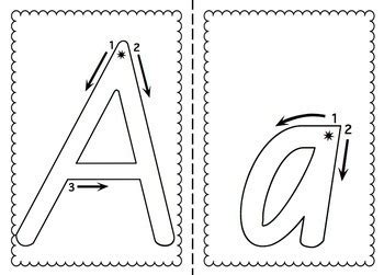 NSW Foundation Font Alphabet Tracing Sheets By Miss Jacobs Babe Learners