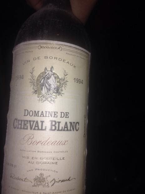 1994 Domaine du Cheval Blanc, France, Bordeaux - CellarTracker