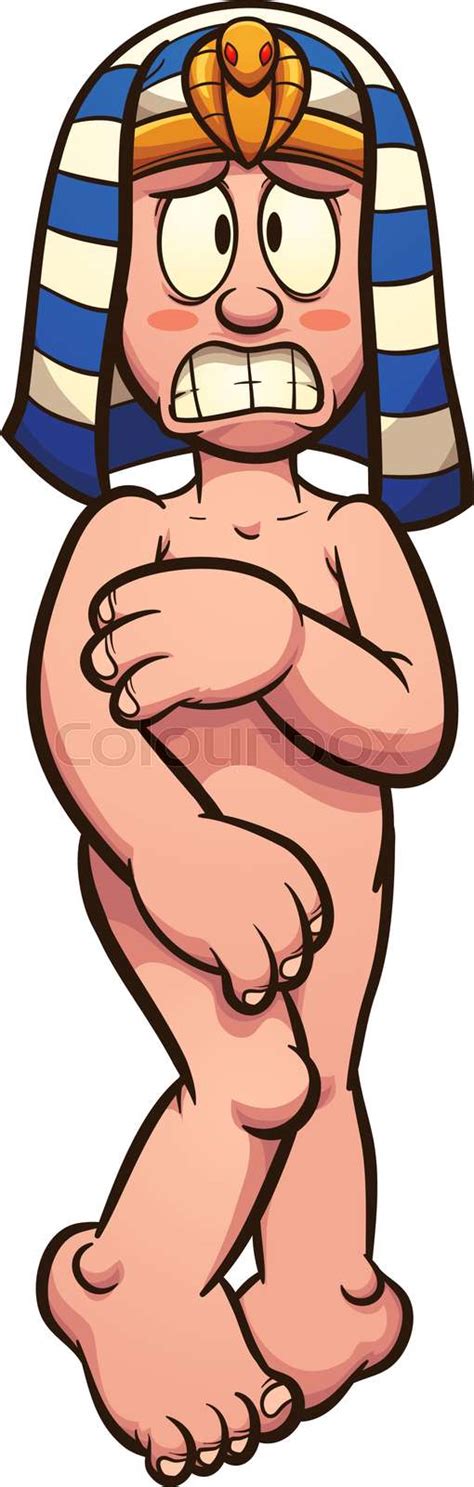 Naked Pharaoh Stock Vector Colourbox