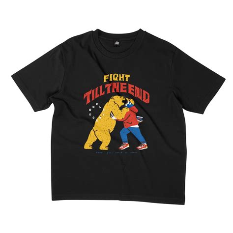 Fight Till The End 寬版落肩 Uncle Tommy 鬍子大叔 X Viewfinder 中性聯名服飾 And 圖像授權周邊