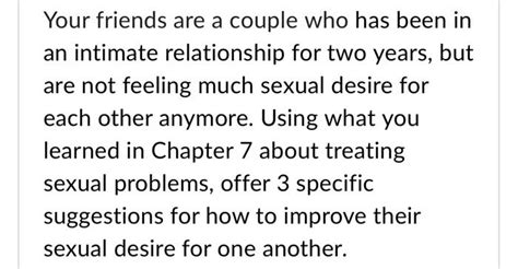 Solved Your Friends Are A Couple Who Has Been In An Intimate Chegg Com