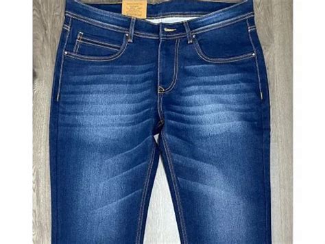 Regular Fit Faded Men Dark Blue Denim Jeans At Rs 660 Piece In Surat ID 2849781267312