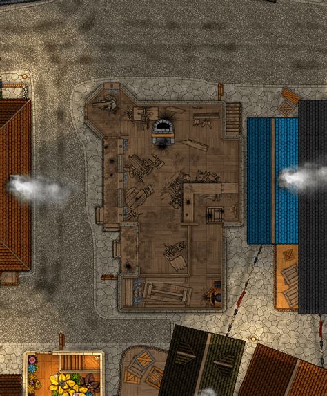 Waterdeep Dragon Heist Trollskull Manor Dilapidated 19x23 Rdndmaps