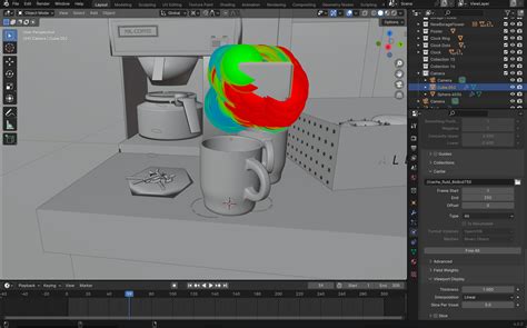 Materials Why Does My Fluid Simulation Look Like A Floating Swirl Of