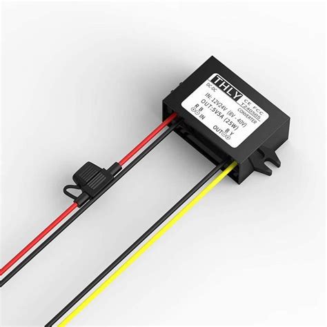 Convertisseur Step Down Abaisseur de Tension 24V 12V à 5V Accepter