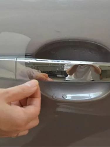 Láminas Pegatinas Protección Manijas Auto Cuotas sin interés