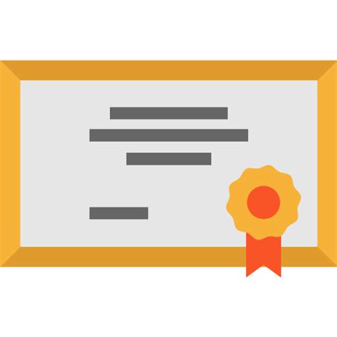 Certificate Vector SVG Icon SVG Repo