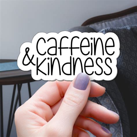 Caffeine And Kindness Sticker Planner Stickers Bujo Sticker Life