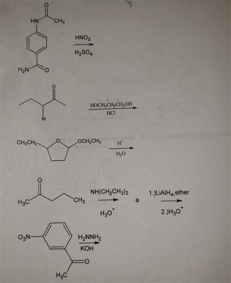 Solved HN CH3 HNO3 H2SO4 H2N HOCH CH2CH2OH HCI Br CH3CH2 H2O | Chegg.com