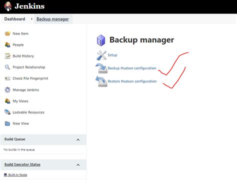 Jenkins Backup And Restore Using Thinbakcup