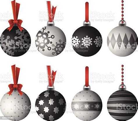 검은색과 인명별 Baubles 소형 장식품에 대한 스톡 벡터 아트 및 기타 이미지 소형 장식품 크리스마스 공휴일 Istock