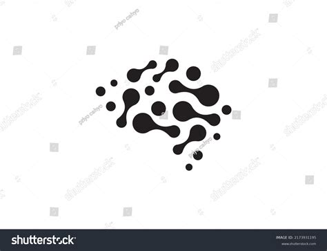 Neuron Connection Logo Design Human Brain Stock Vector Royalty Free Shutterstock