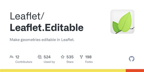 Github Leaflet Leaflet Editable Make Geometries Editable In Leaflet