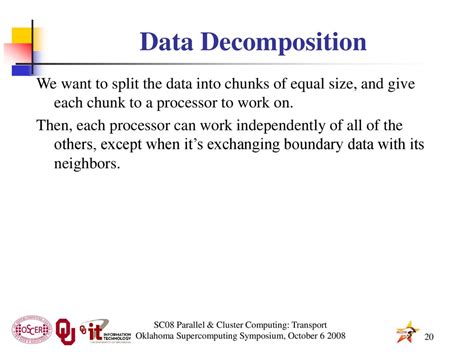 Parallel Programming And Cluster Computing Transport Codes And Shifting Ppt Download
