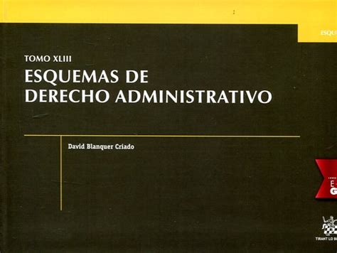 Libro Esquemas De Derecho Administrativo 9788491192565 Blanquer