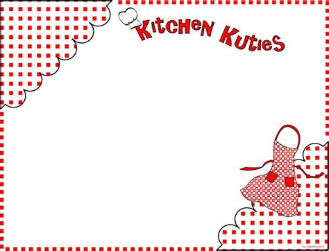 Recipe Border Clip Art Recipesh