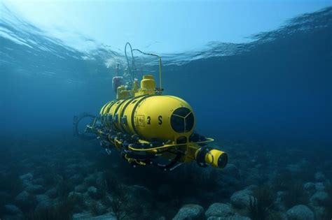 Autonomous Underwater Research Operation Premium Ai Generated Image