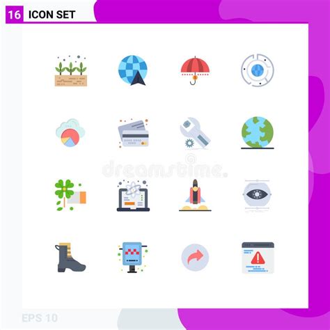 16 Creative Icons Modern Signs And Symbols Of Graph Chart Money Business Support Stock