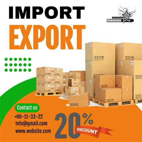 Import Export Template Postermywall