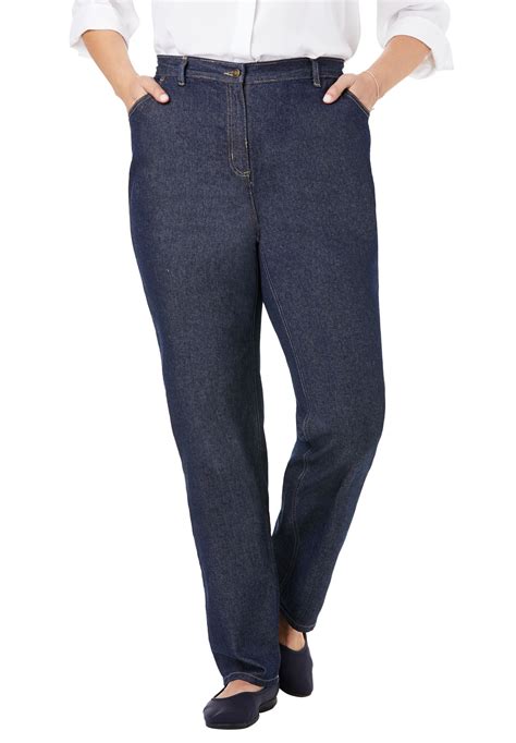 Woman Within Woman Within Womens Plus Size Tall Back Elastic