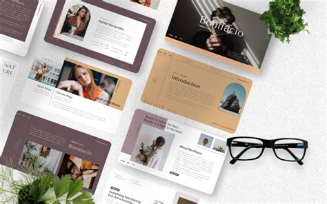 Bonifacio Aesthetic Powerpoint Template Templatemonster