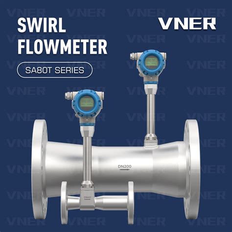 1′′ Flange Connection Dc 24v 4 20ma Co2 Gas Flowmeter Dn25 Swirl Flow