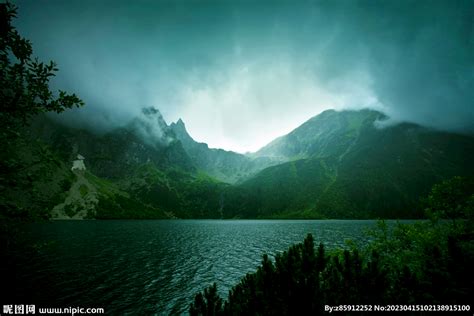 河流远山天空背景摄影图 自然风景 自然景观 摄影图库 昵图网