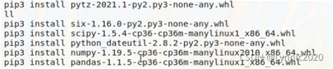 linux服务器离线系统下手动安装python库pandas，numpy的安装 linux离线安装pandas csdn博客