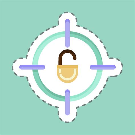 Sticker Line Cut Fraud Detection Suitable For Education Symbol Simple Design Editable Design