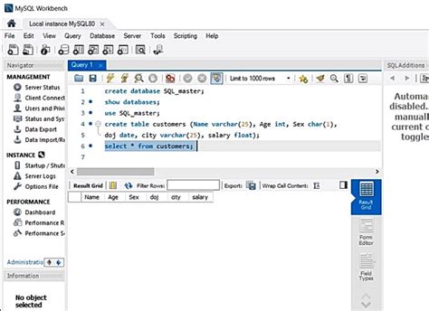 SQL Syntax AGILE TQM