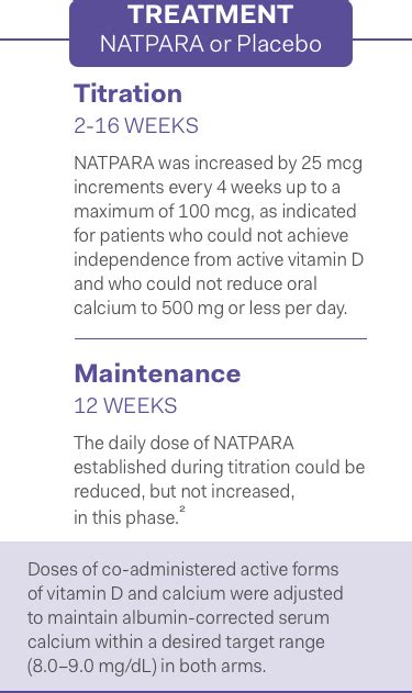 Phase 3 Study Design Natpara® Parathyroid Hormone