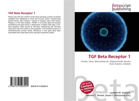 Tgf Beta Receptor 1 978 613 7 52622 4 6137526224 9786137526224