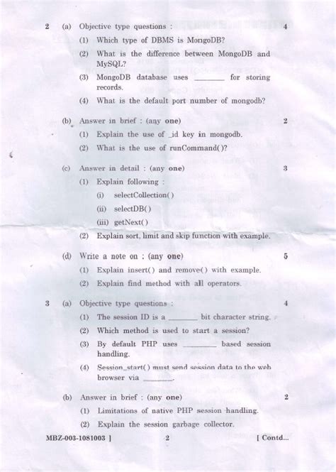 Mongodb December 2016 Paper