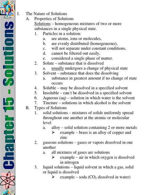 chapter 15 solutions reading notes pdf solution solubility
