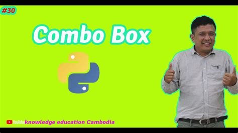 How To Create Combobox In Python Tkinter Youtube