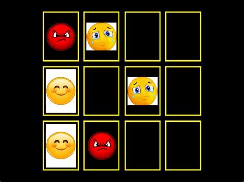 Memorama De Emociones Matching Pairs
