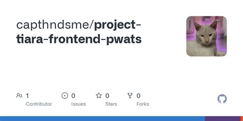 Github Capthndsme Project Tiara Frontend Pwats