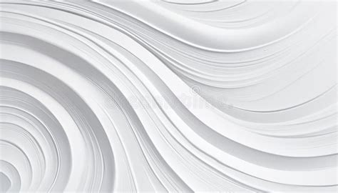Abstract Wave Pattern In Modern Geometric Shape Generated By Ai Stock