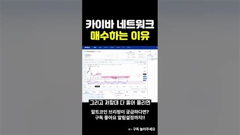 카이버 네트워크 매수 이유 비트코인 코인추천 이더리움 Youtube