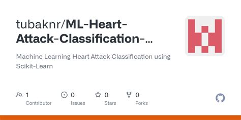 Github Tubaknrml Heart Attack Classification Scikit Learn Machine