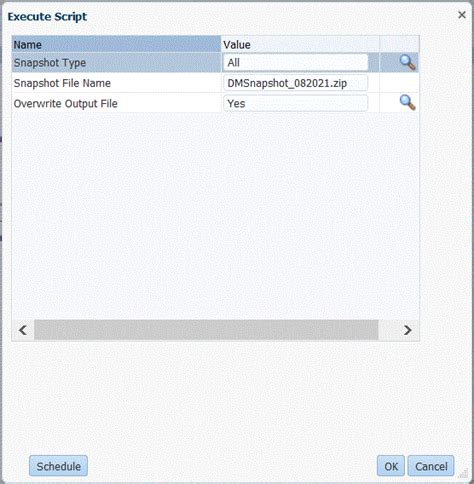 Executing A Snapshot Export Job