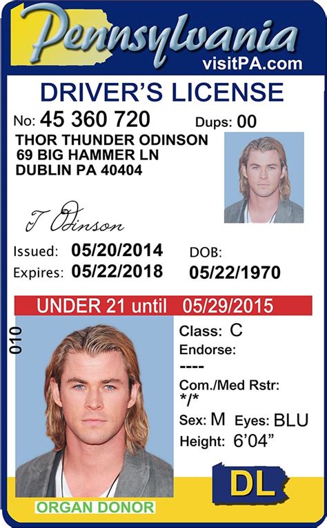 Pa Drivers License Photo Id Moneyrenew