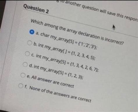 Solved String Arrays Are Used To Store Integers True False