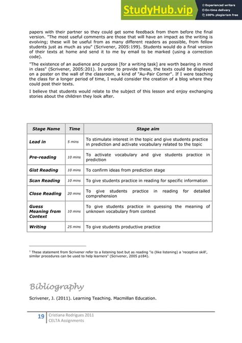 2011 Cambridge Celta Assignments Pdf